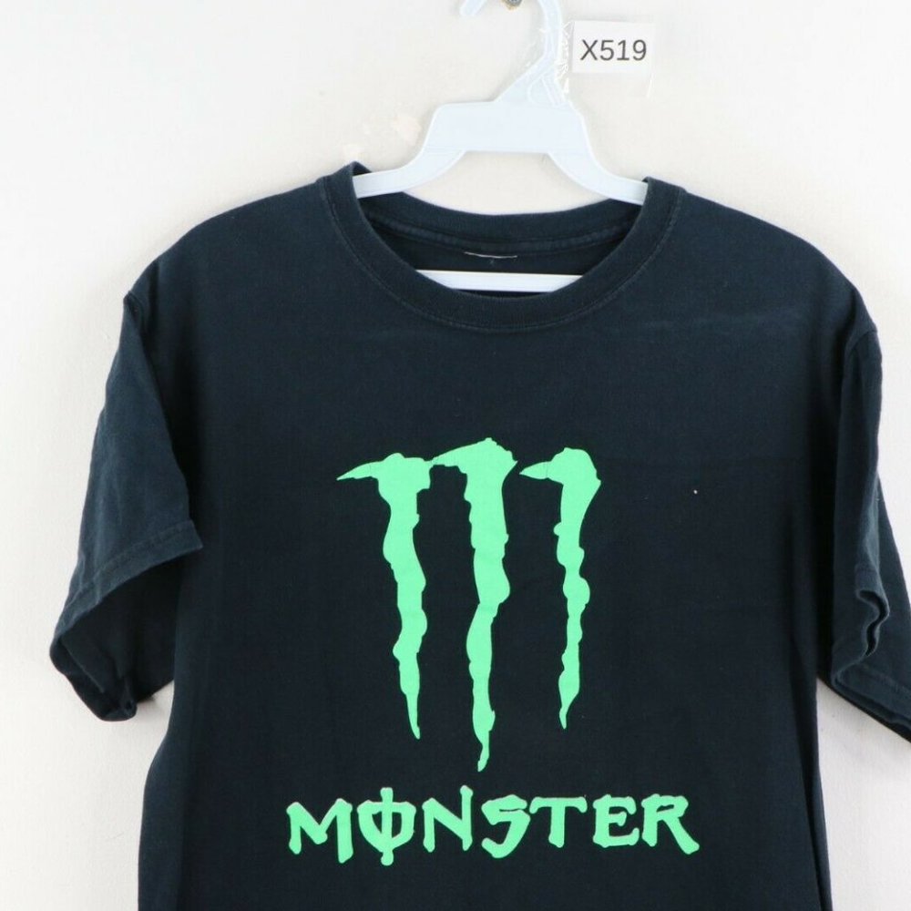 Vintage Monster Energy Drink Thrashed Shirt Black - Gem